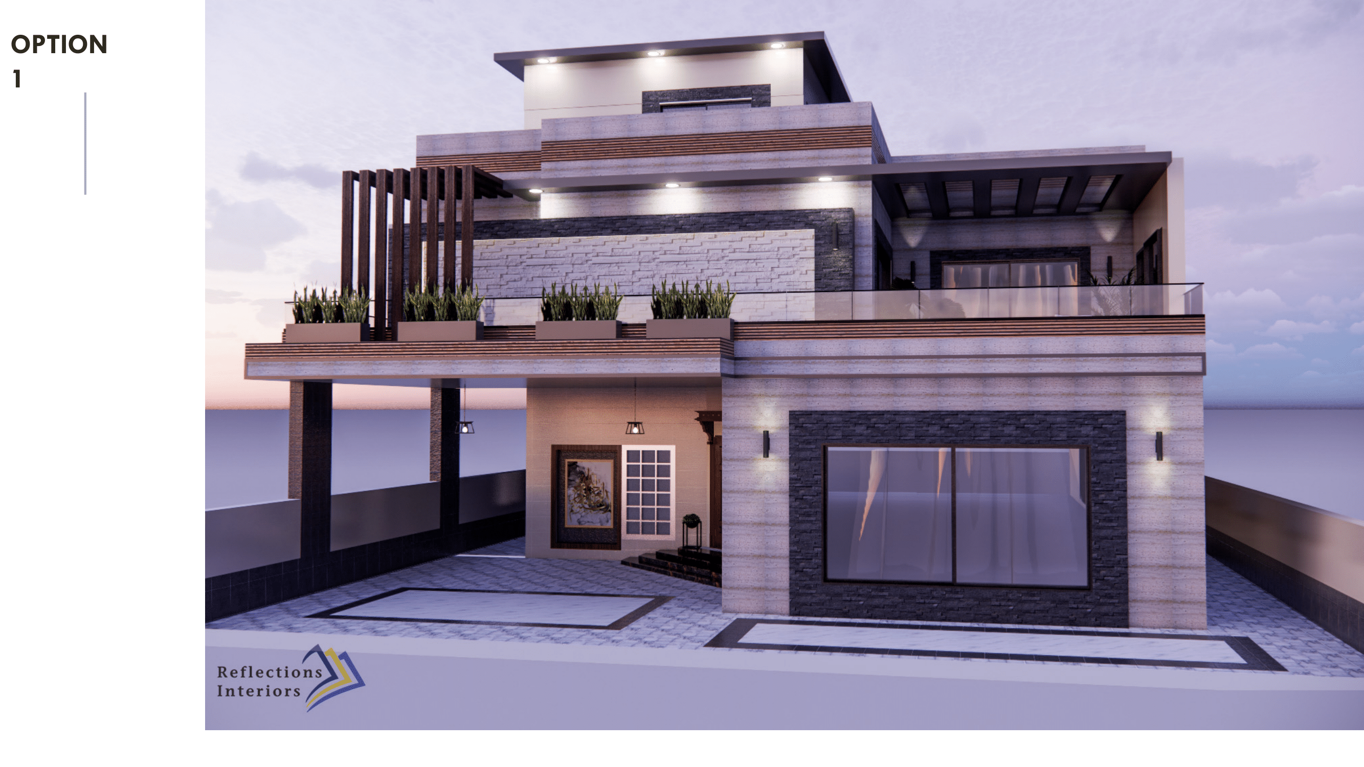 Taj Residencia - Elevation - Reflections