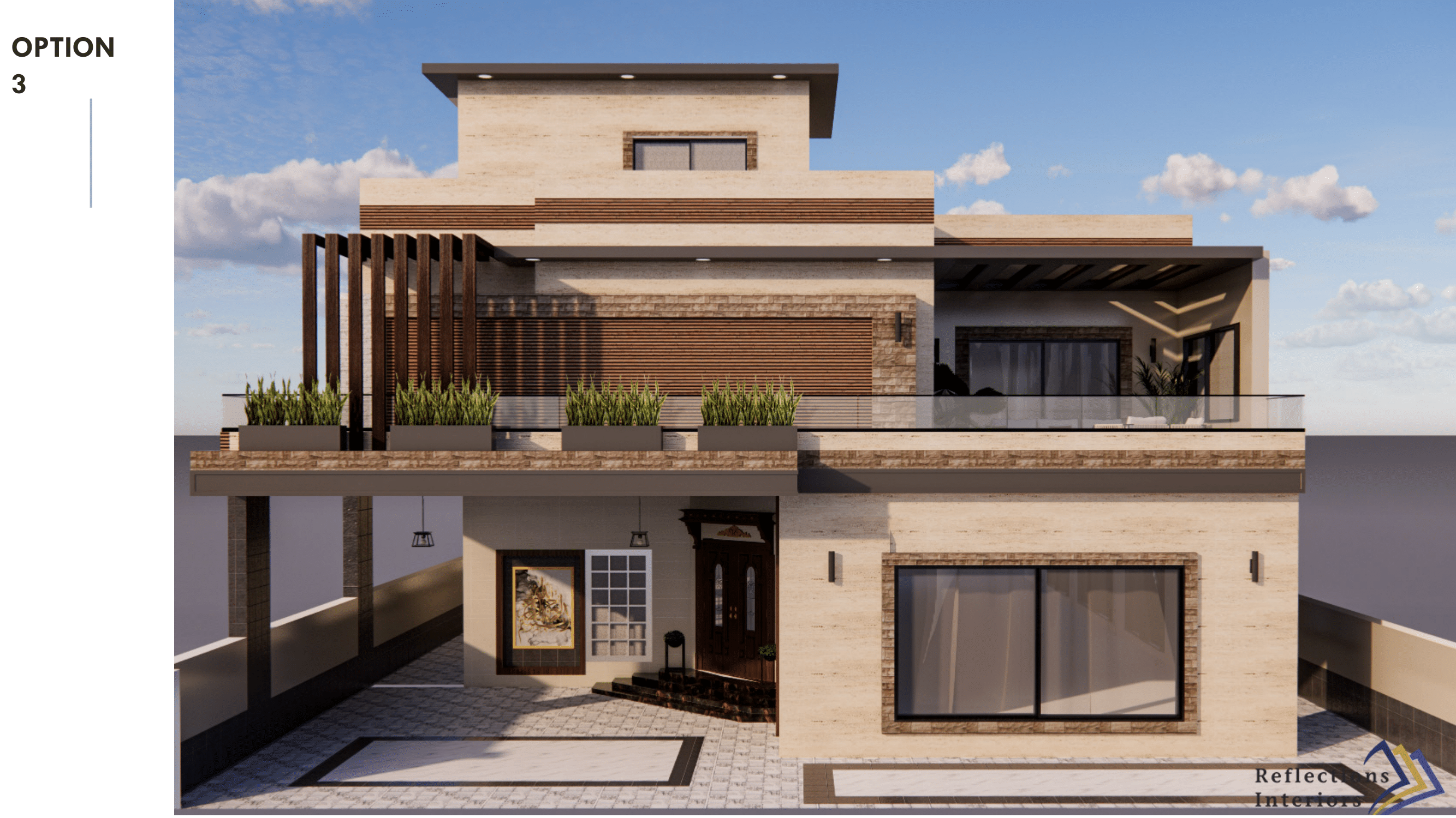 Taj Residencia - Elevation - Reflections
